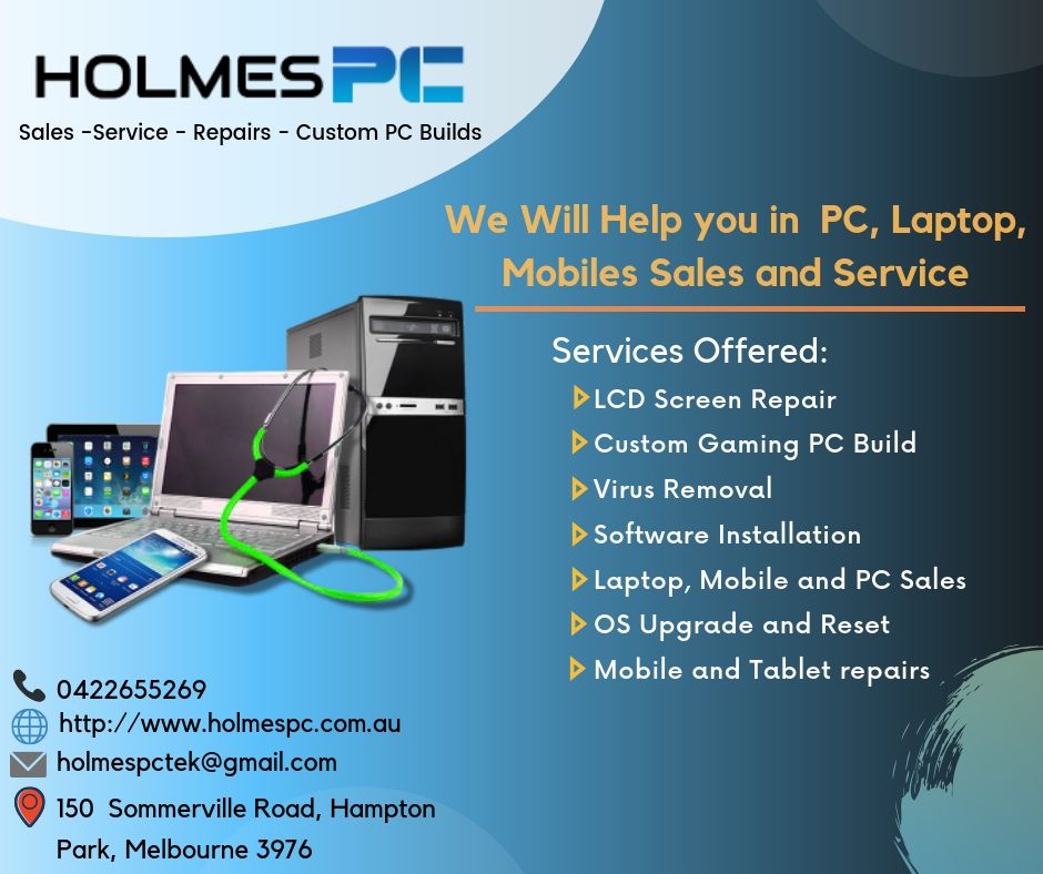 Laptop Repairs – HolmesPC